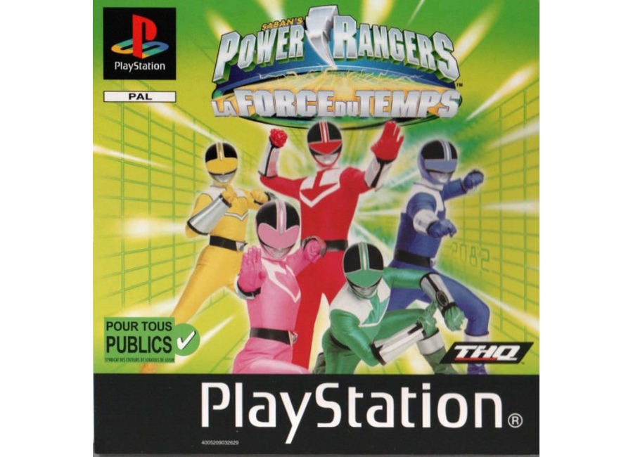 Jeux Vidéo Power Rangers Time Force PlayStation 1 (PS1) d'occasion