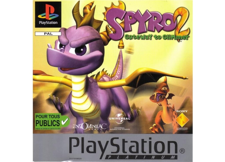 Jeux Vidéo Spyro 2 Gateway To Glimmer PlayStation 1 (PS1) d'occasion