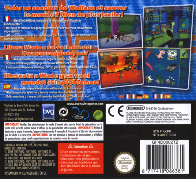 Jeux Vidéo Disney's Kim Possible Kimmunicator DS d'occasion