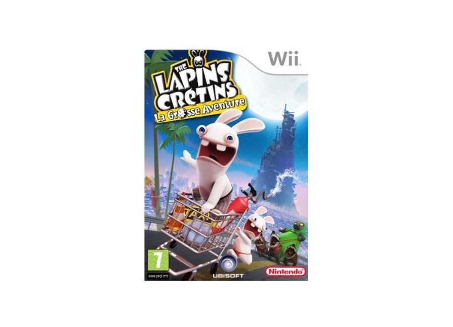 Jeux Vidéo The Lapins Crétins La Grosse Aventure Wii d'occasion
