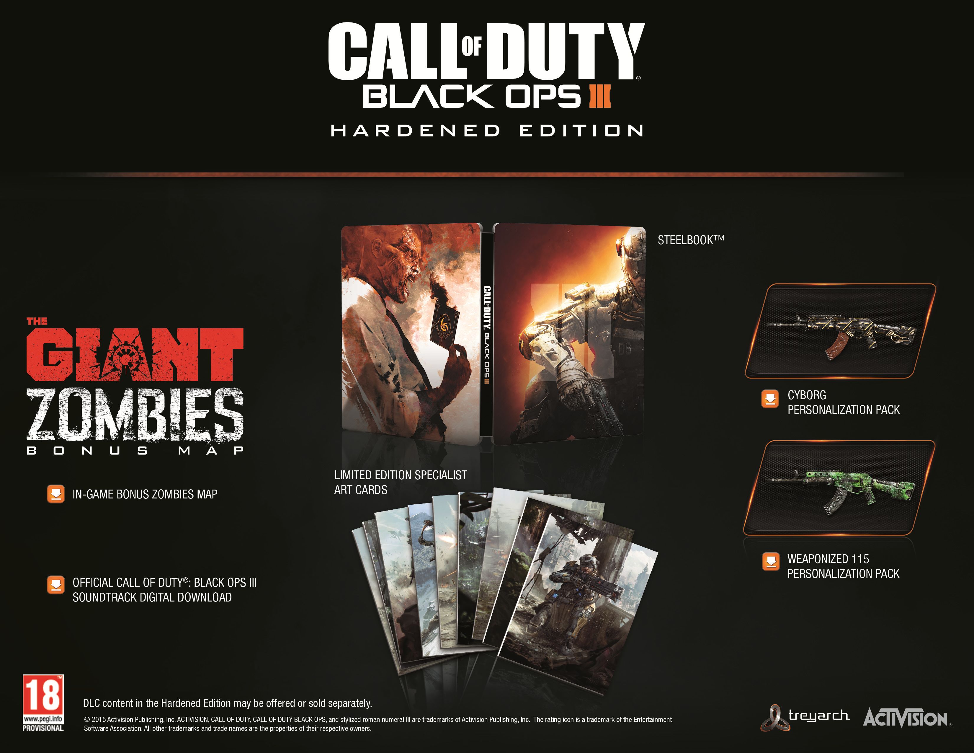 Jeux Vidéo Call of Duty Black Ops 3 (Black Ops III) - Edition Hardened ...
