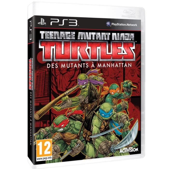 Jeux Vidéo Teenage Mutant Ninja Turtles Des Mutants à Manhattan ...
