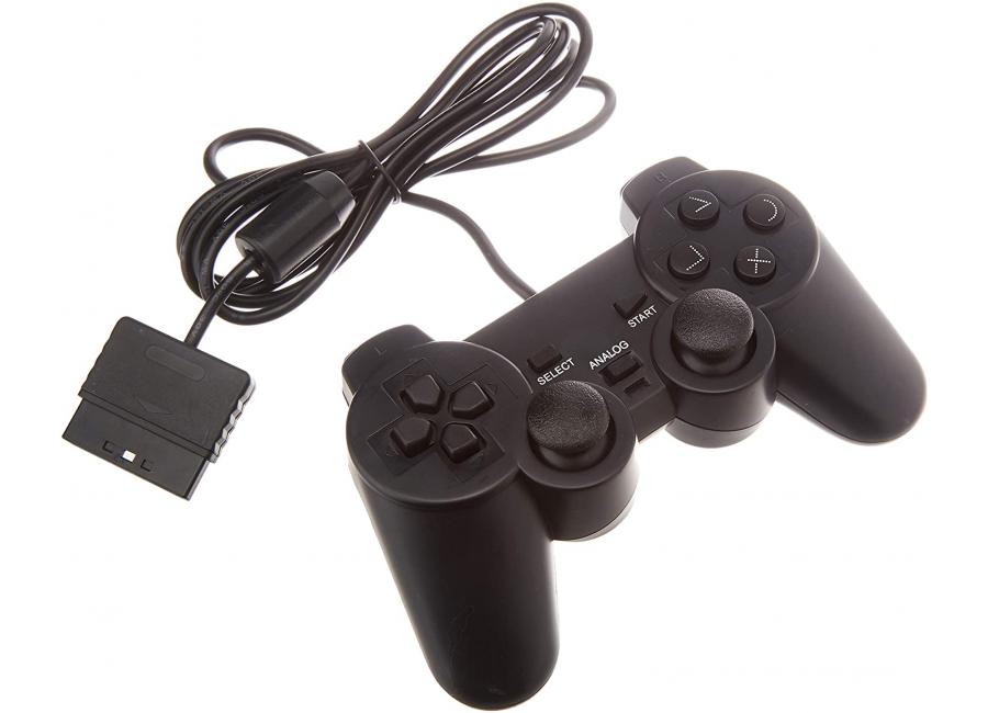 Acc. de jeux vidéo MOVETECK GAMER Manette Filaire Noir PS2 d'occasion